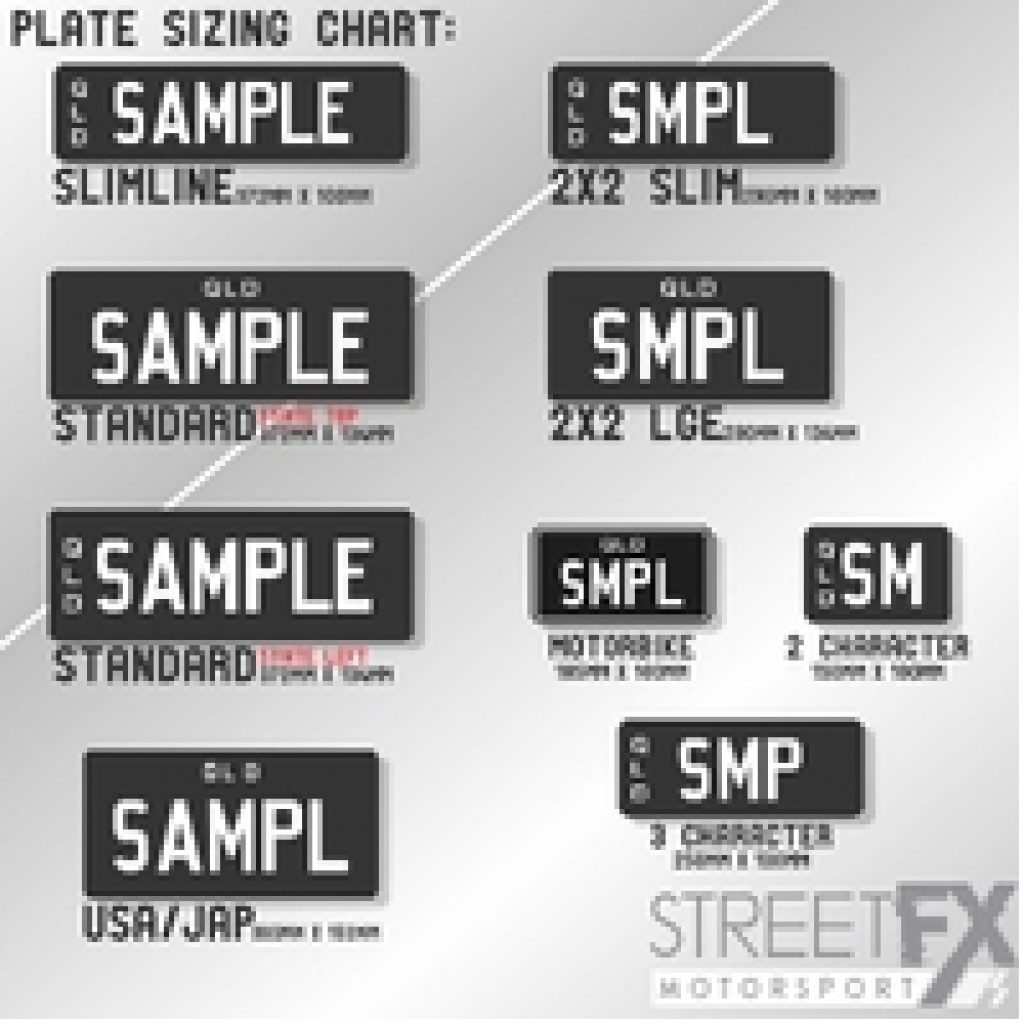 Premium Style Licence Plates – Custom Show, Track & Display Plates ...