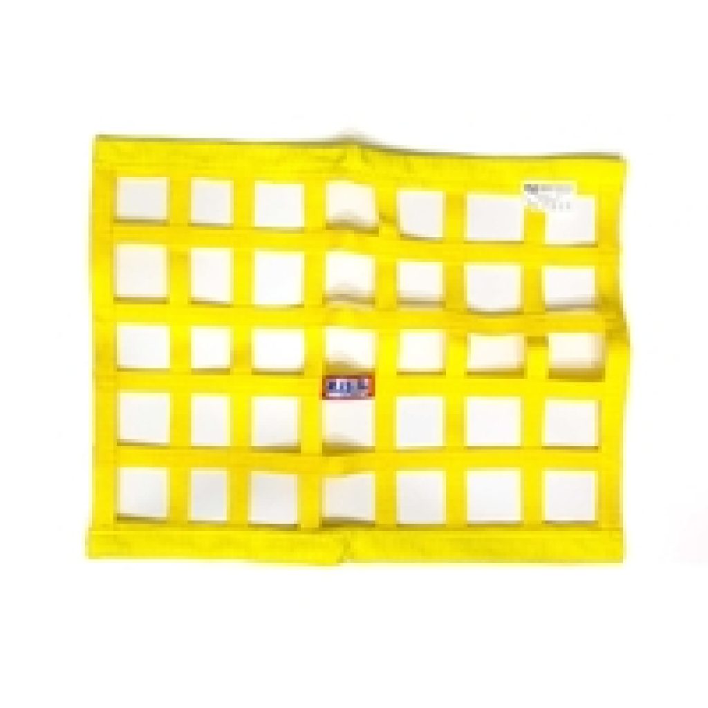 Window Net - SFI 27.1 - 1 in Webbing - 18 x 24 in Rectangle - Yellow ...