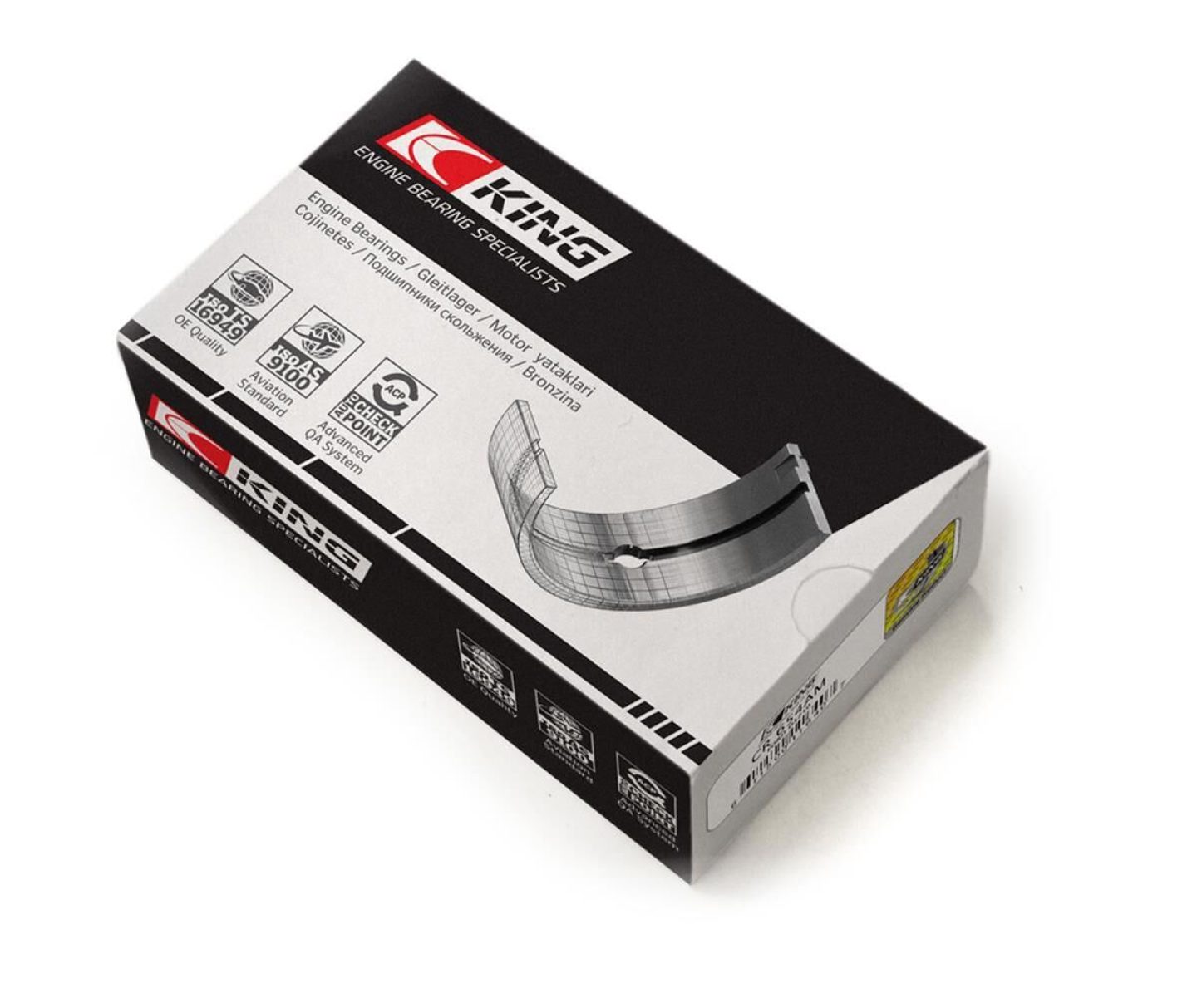 King Engine Bearings Nissan Mr18DE/Mr20DE Renault M4R 700/01/04 (Size ...