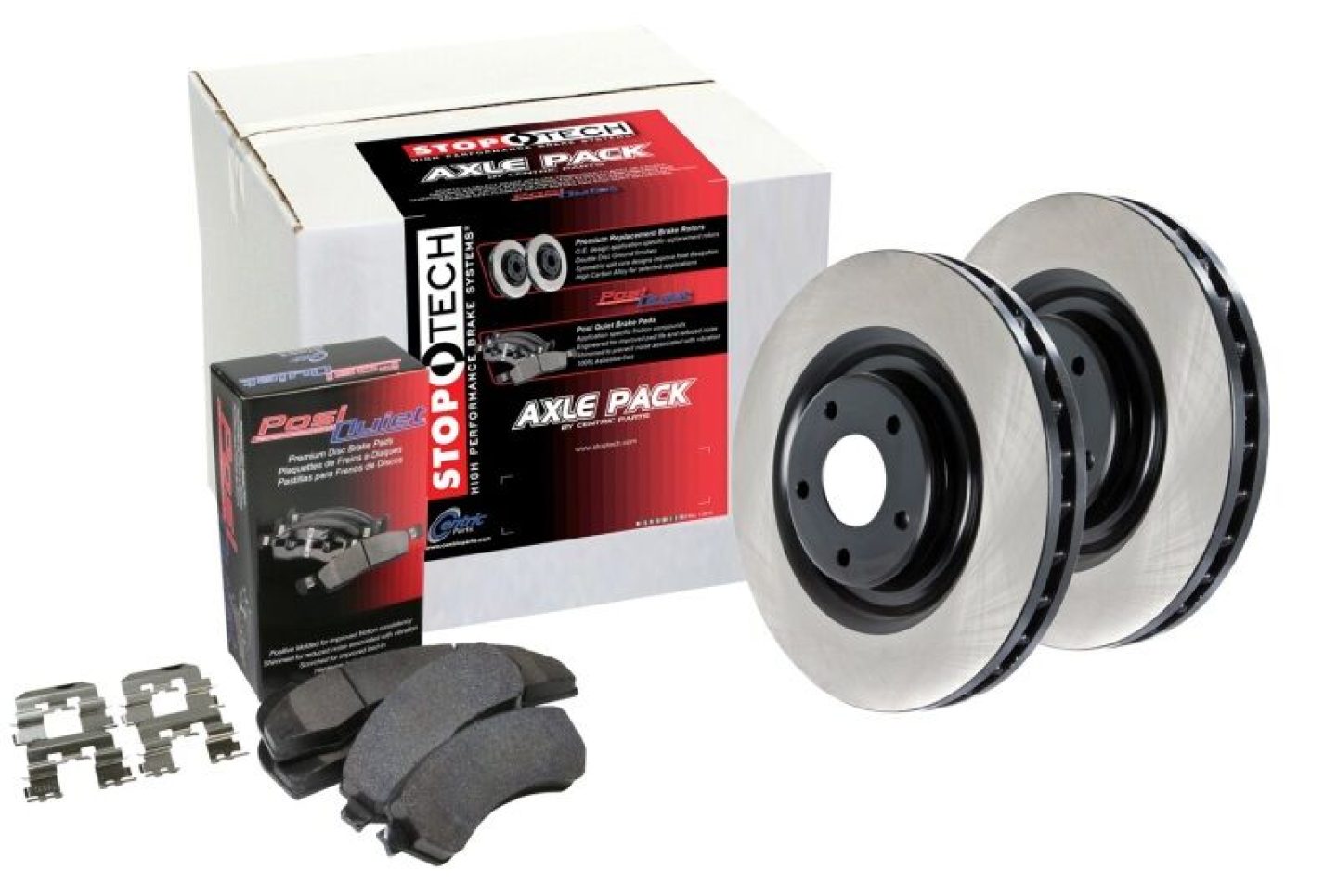 Centric OE Coated Front Brake Kit (2 Wheel) (1x sto105.16110, 2x sto120 ...