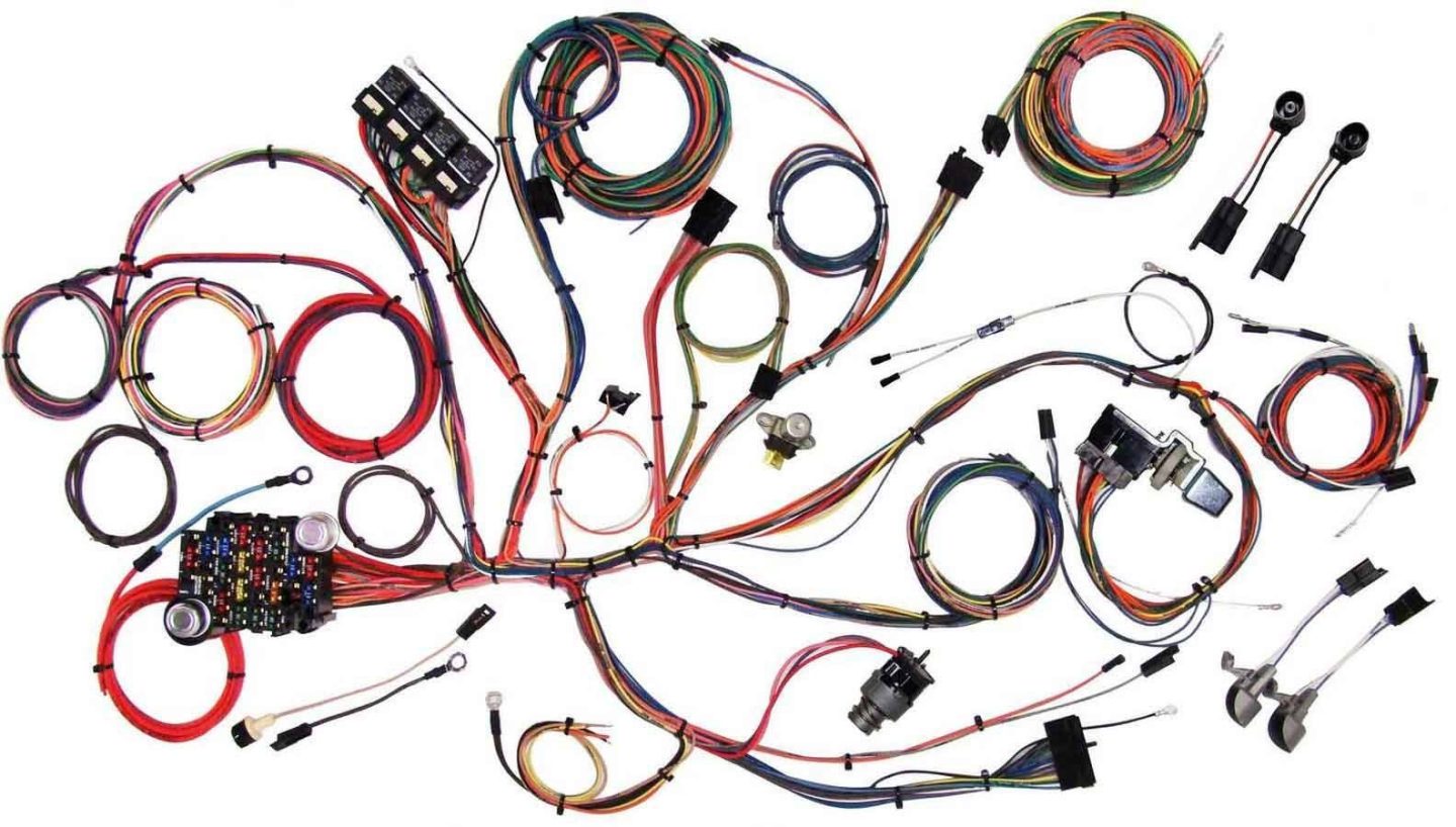 Car Wiring Harness - Classic Update - Complete - Mustang 1964-66 - Kit ...