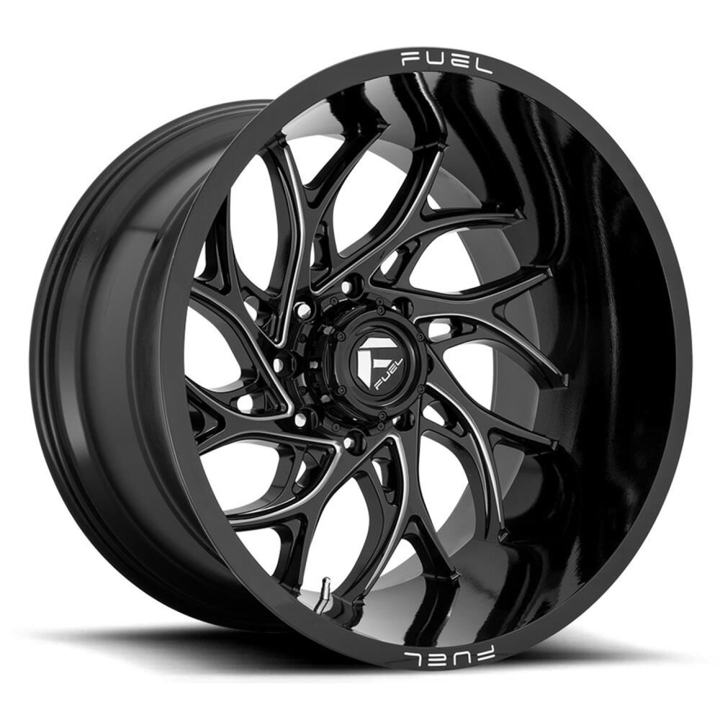 Fuel Off-Road Runner D741 Series Gloss Black Wheels with Milled Accents ...
