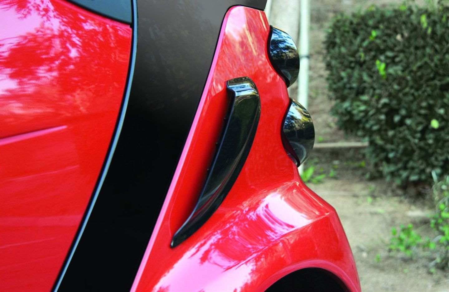 Air Scoop - Stick-On - Quarter Panel - Plastic - Smoke - Smart For Two ...