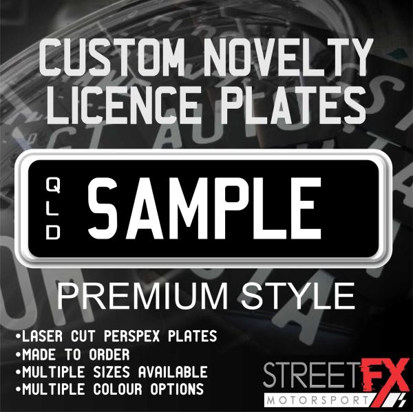 Premium Style Licence Plates – Custom Show, Track & Display Plates | StreetFX