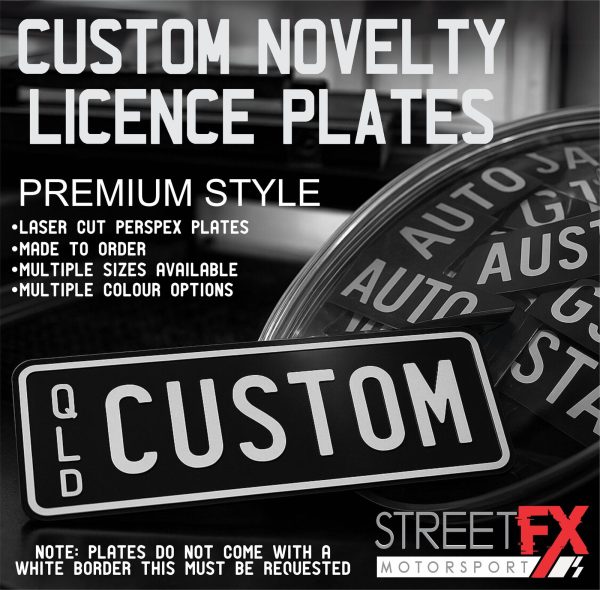 Premium Style Licence Plates – Custom Show, Track & Display Plates ...